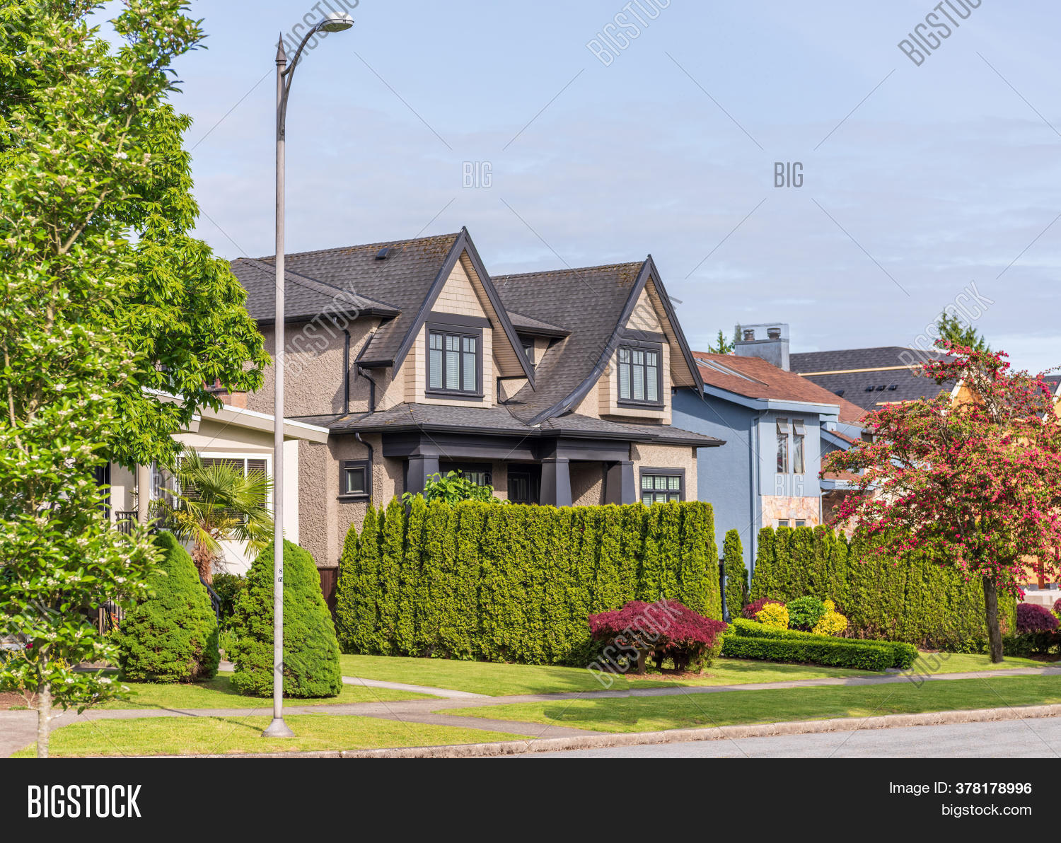 Houses Suburb Summer Image & Photo (Free Trial) | Bigstock