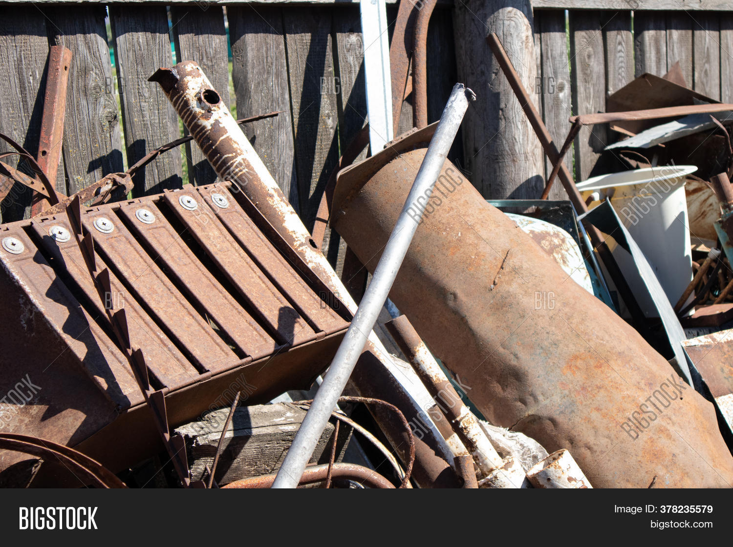 Pile Rusted Scrap Image & Photo (Free Trial) | Bigstock