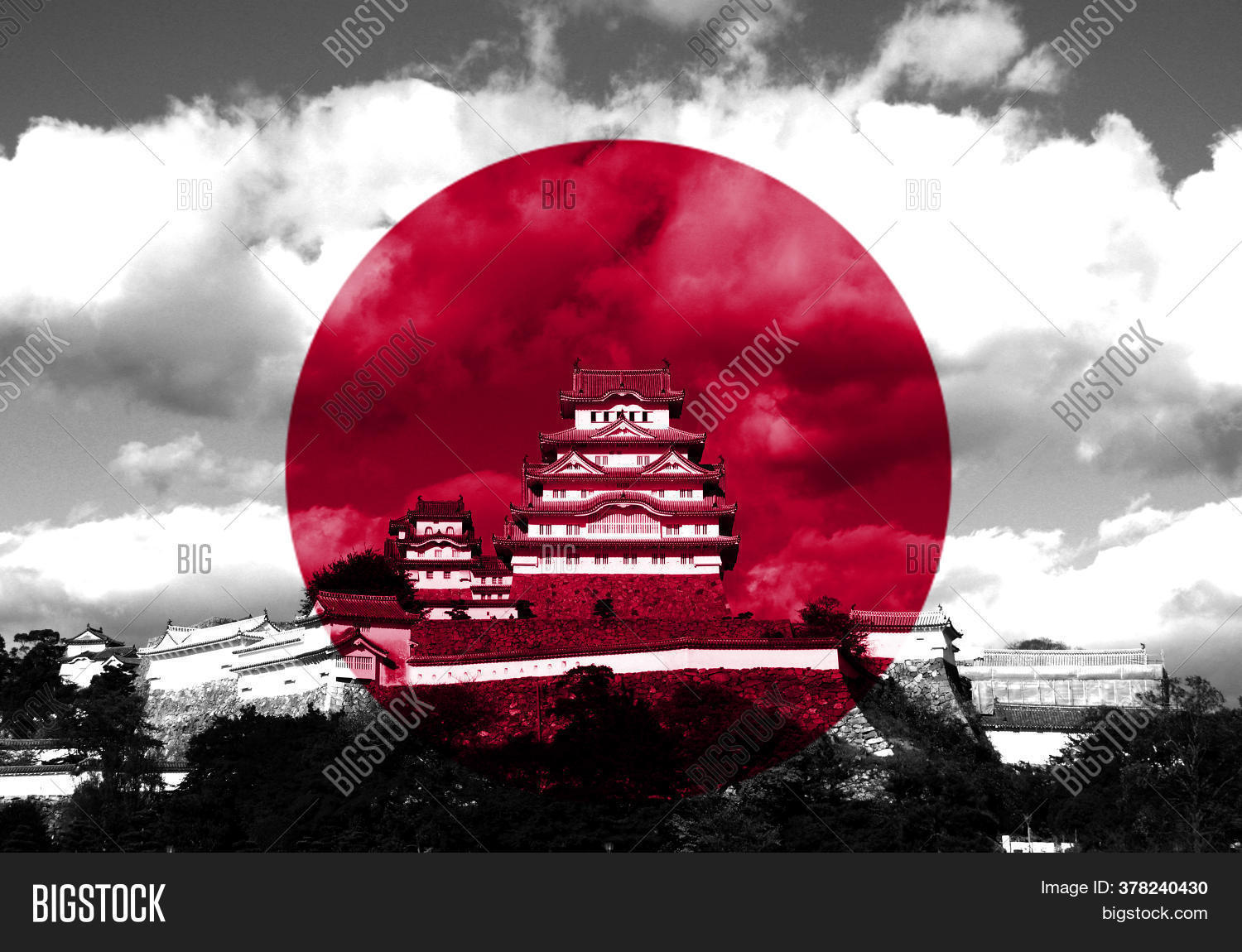 Japanese Flag Overlay Image & Photo (Free Trial) | Bigstock