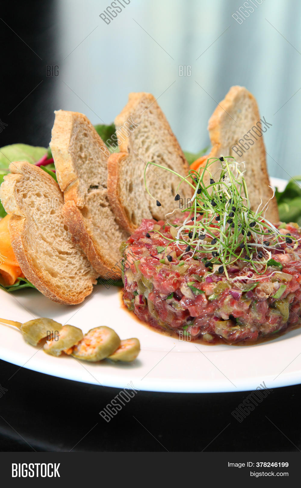 Raw Meat Tartare Image & Photo (Free Trial) | Bigstock