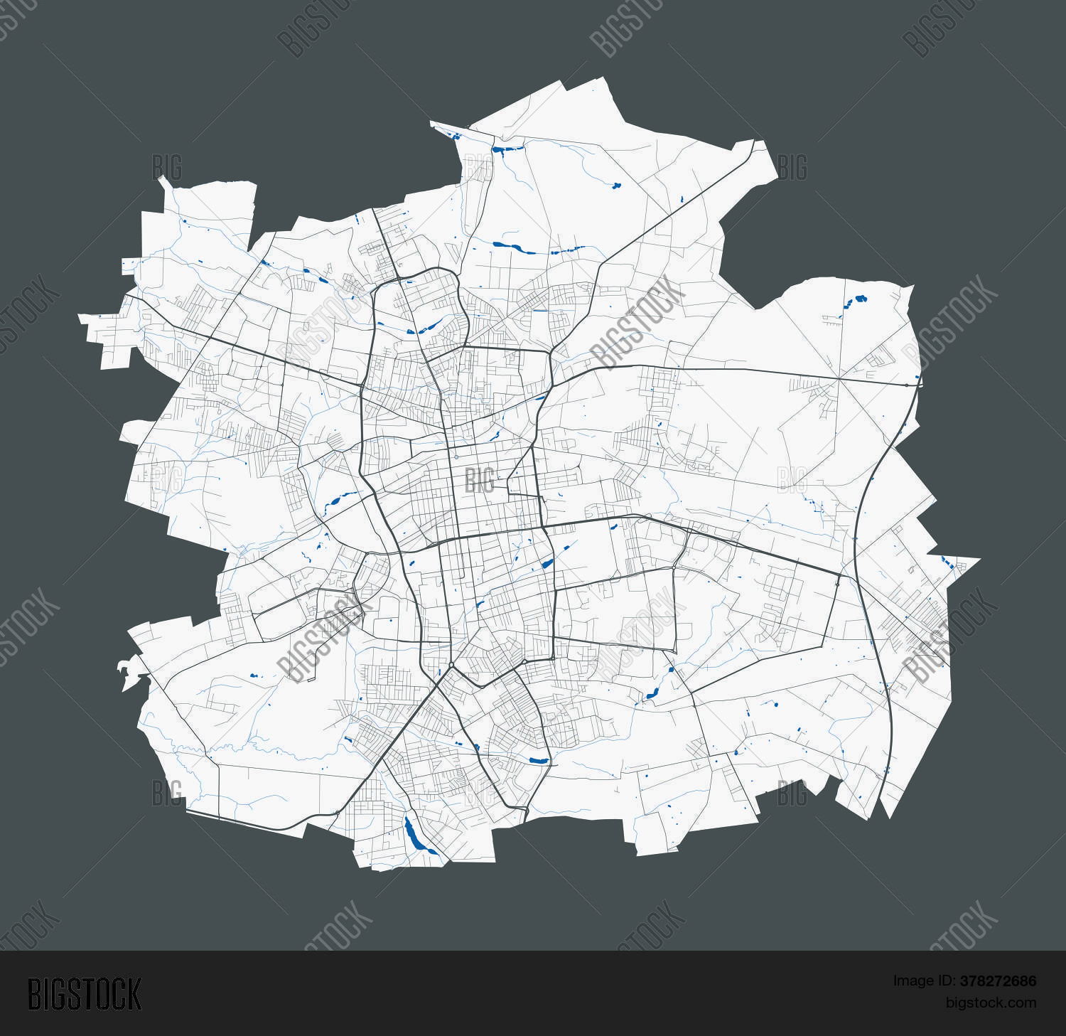 Lodz Map. Detailed Vector & Photo (Free Trial) | Bigstock