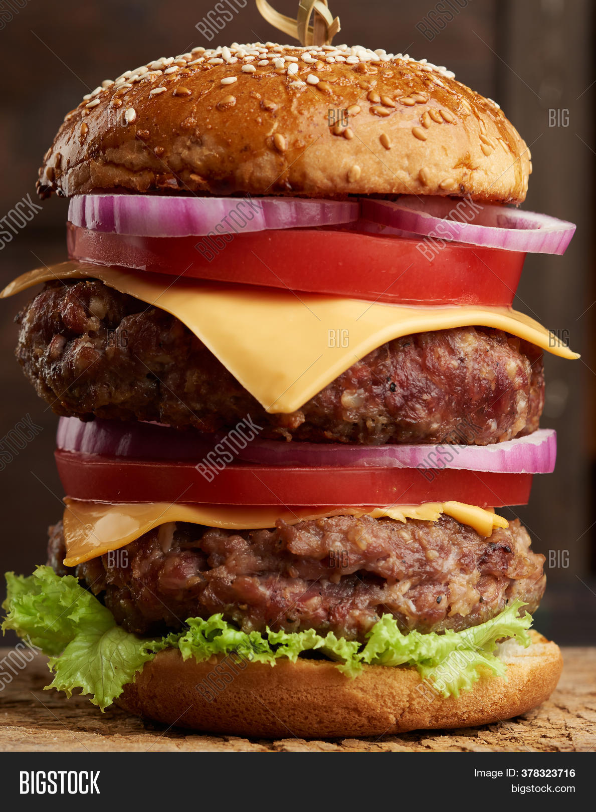 Double Cheeseburger Image & Photo (Free Trial) | Bigstock