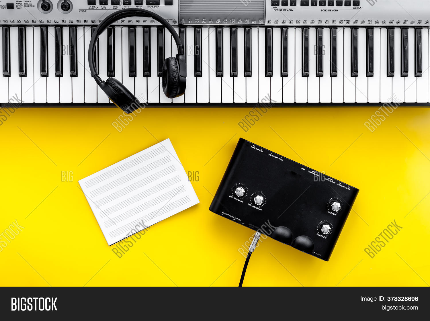 Musician Work Set Image & Photo (Free Trial) | Bigstock