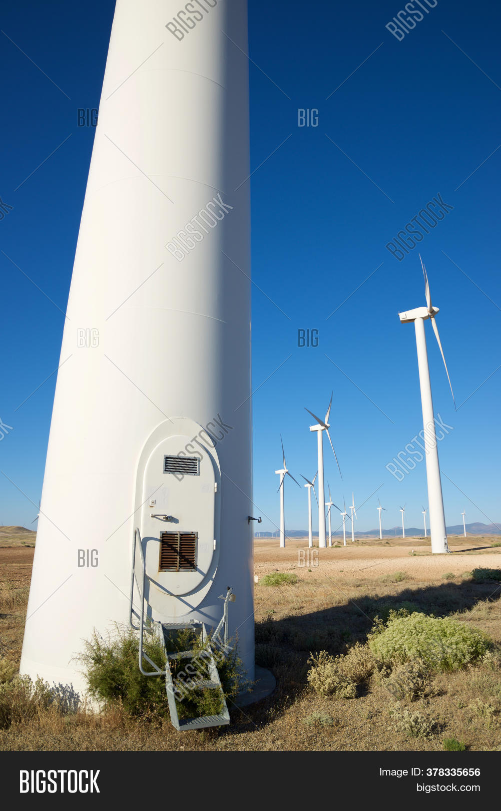 Entrance Wind Turbine Image & Photo (Free Trial) | Bigstock