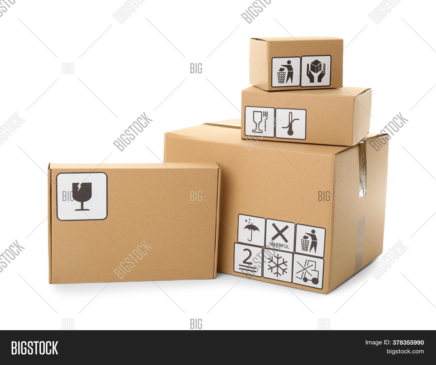 Cardboard Boxes Image & Photo (Free Trial) | Bigstock