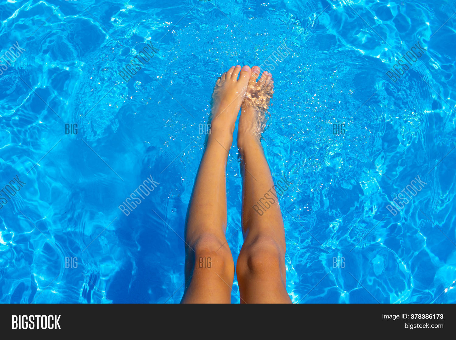 Child Feet Pool. Image & Photo (Free Trial) | Bigstock