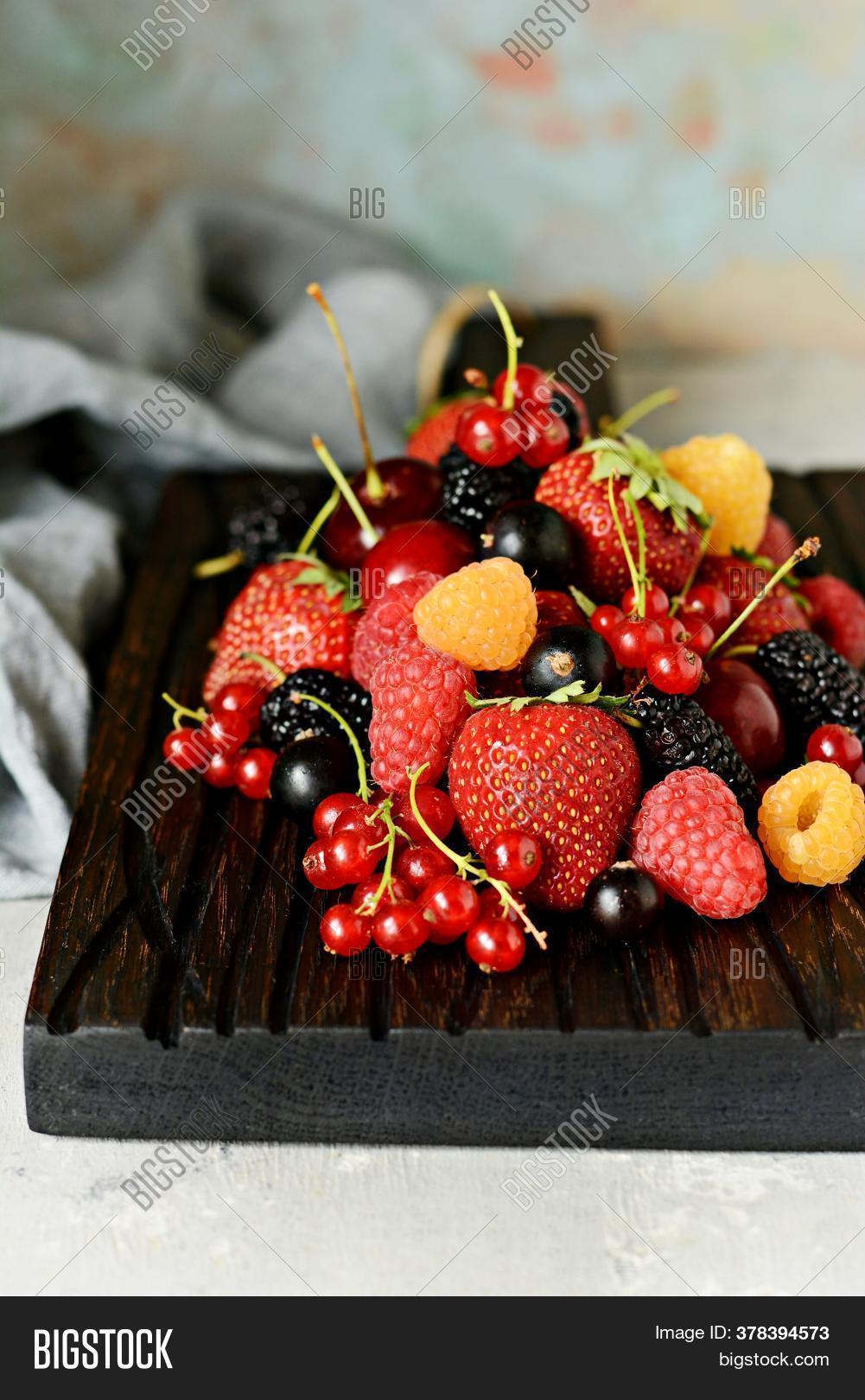 Summer Berries On Image & Photo (Free Trial) | Bigstock