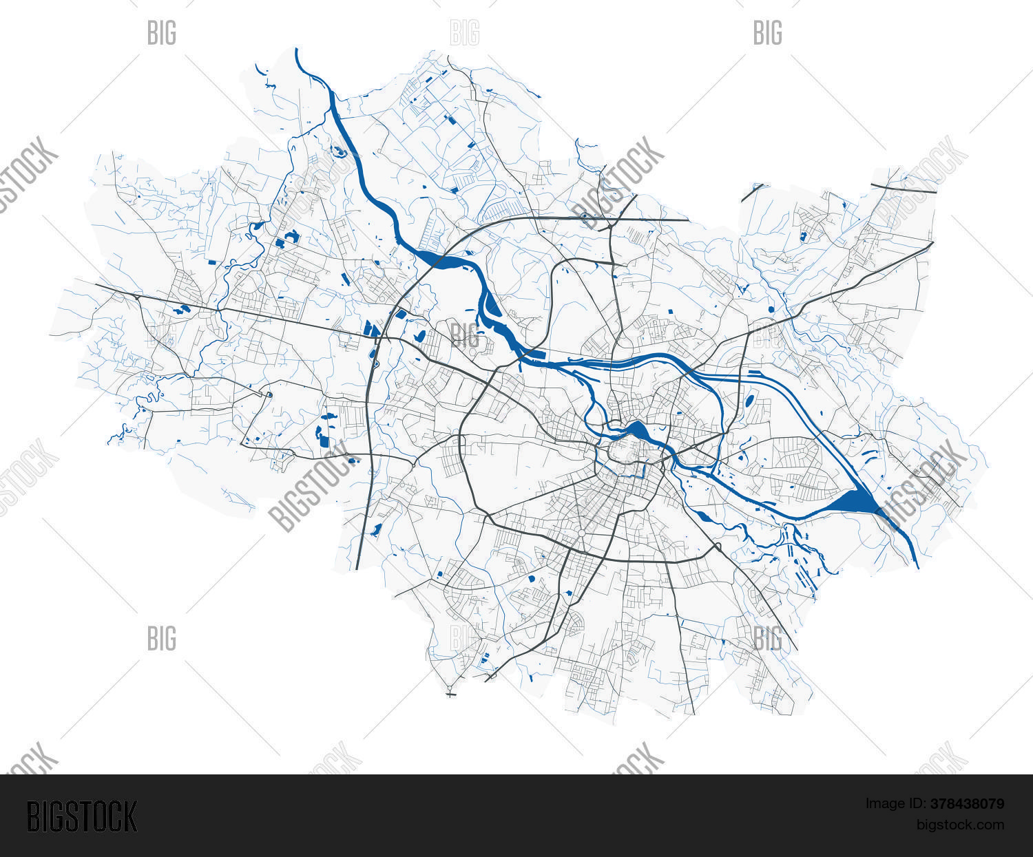 Wroclaw Map. Detailed Vector & Photo (Free Trial) | Bigstock