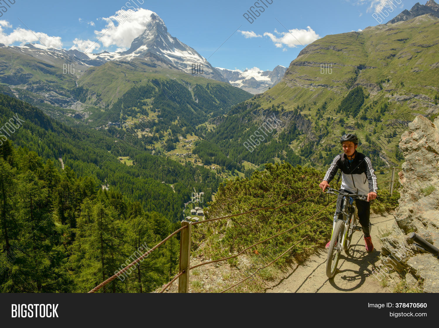 Boy Driving Mtb On Image & Photo (Free Trial) | Bigstock