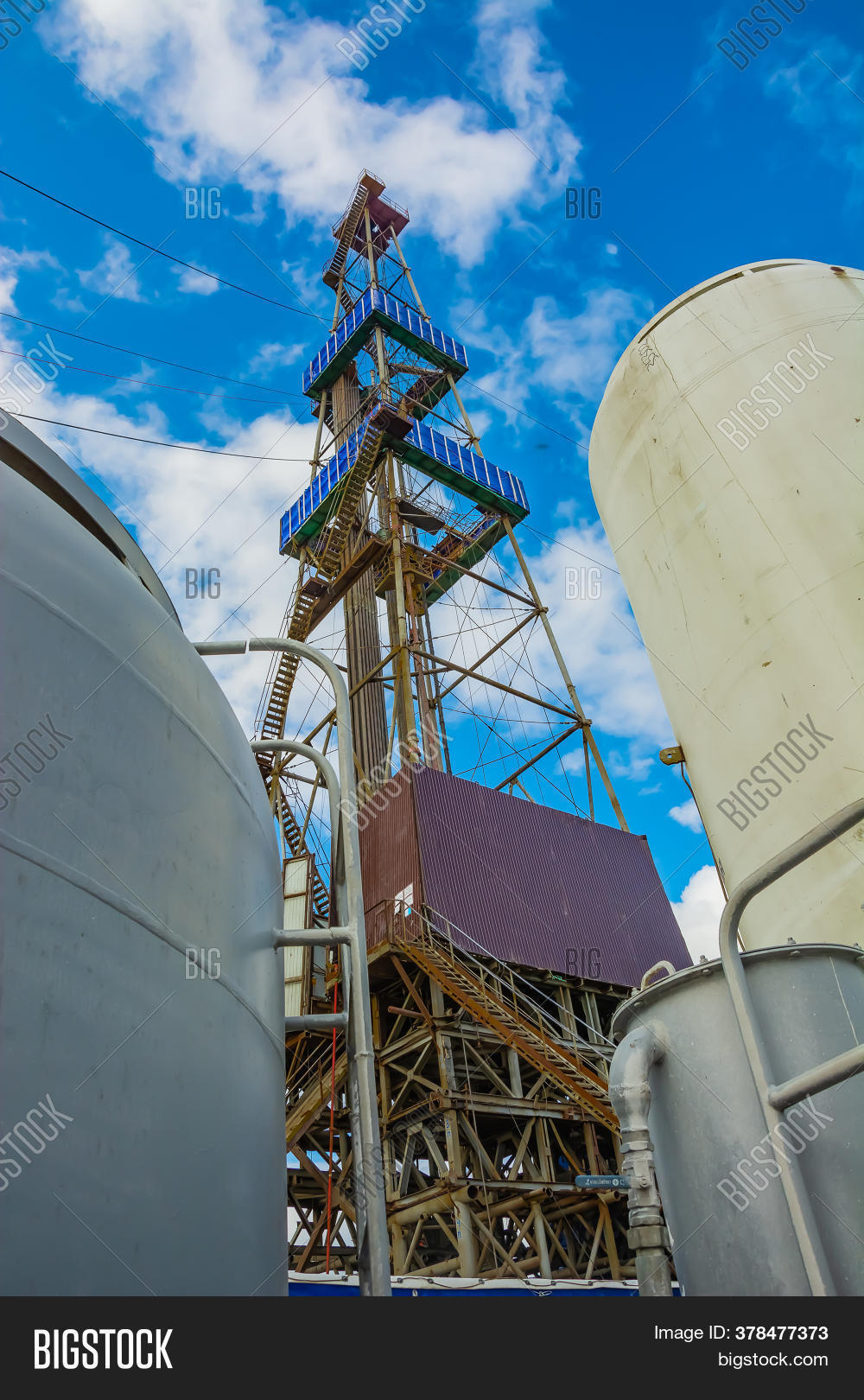Drilling Rig Tower Image & Photo (Free Trial) | Bigstock