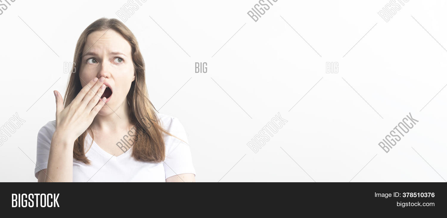 Young Woman Yawning Image & Photo (Free Trial) | Bigstock