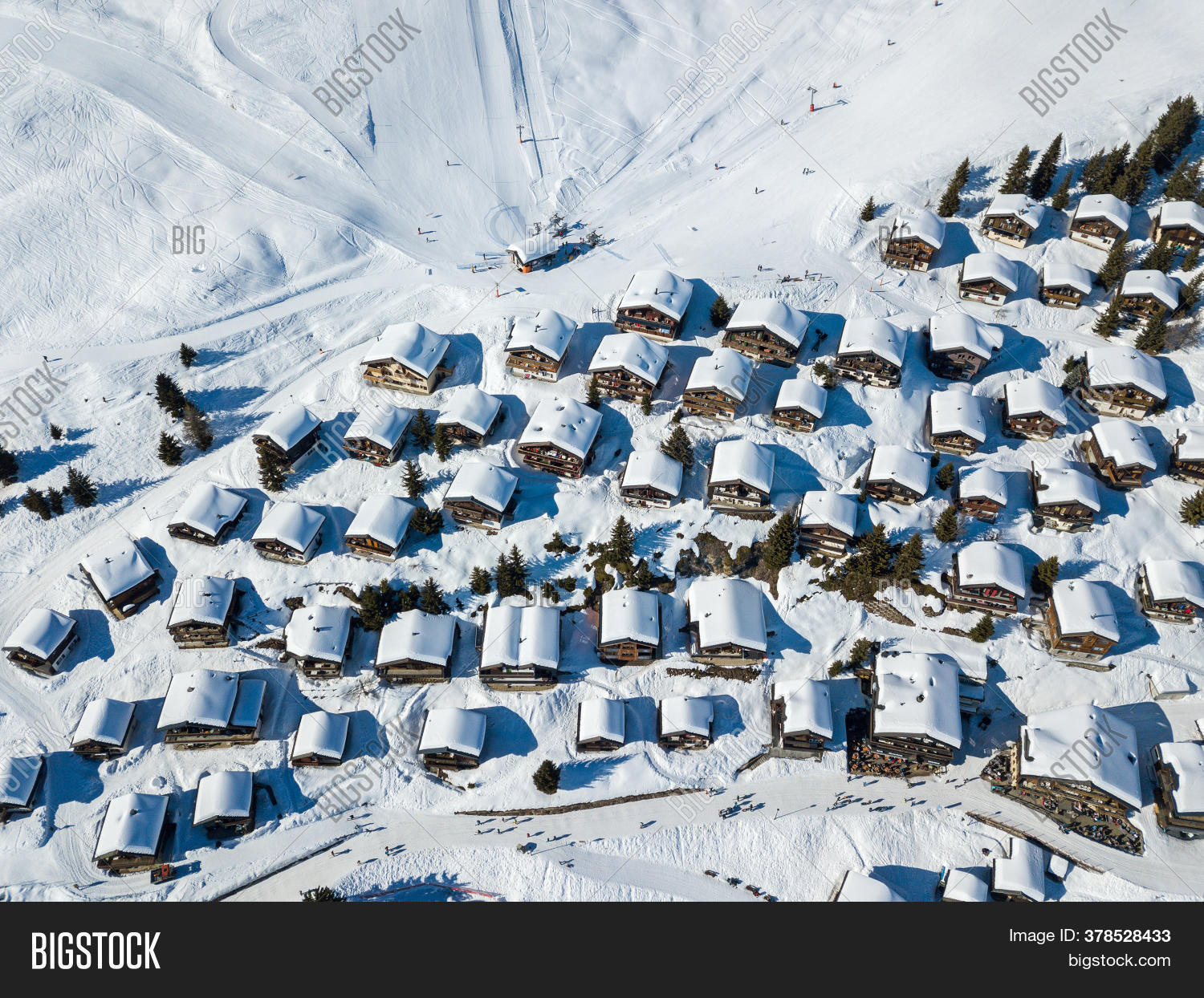Aerial View Snow Image & Photo (Free Trial) | Bigstock