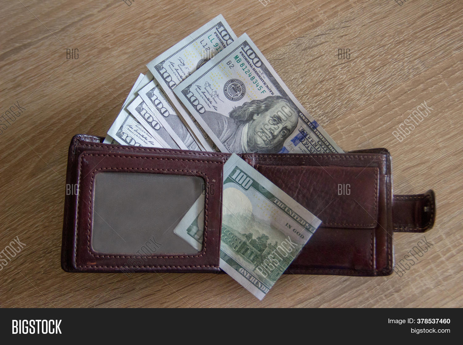 Dollars Fall Wallet Image & Photo (Free Trial) | Bigstock
