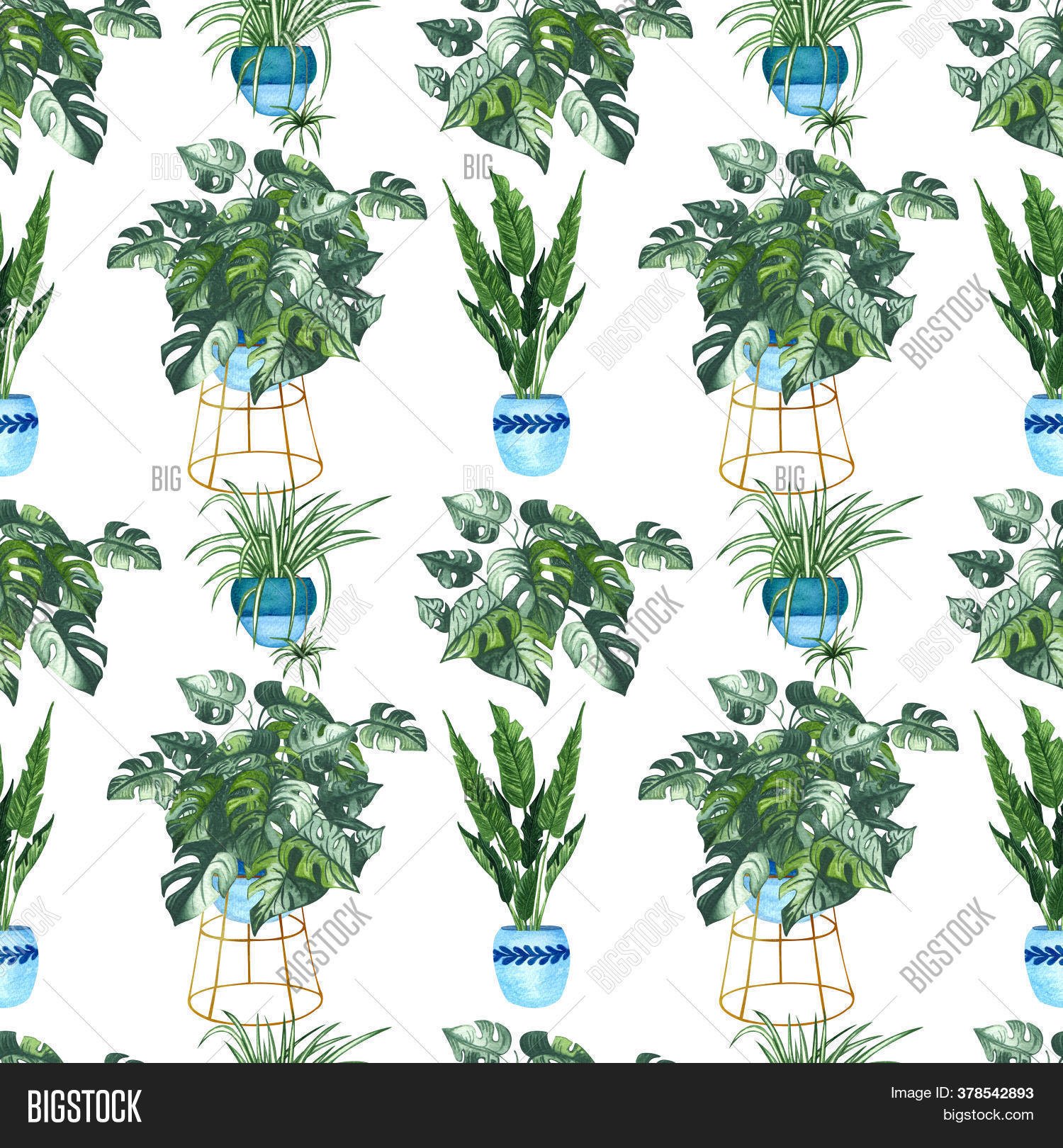 Watercolor Seamless Image & Photo (Free Trial) | Bigstock