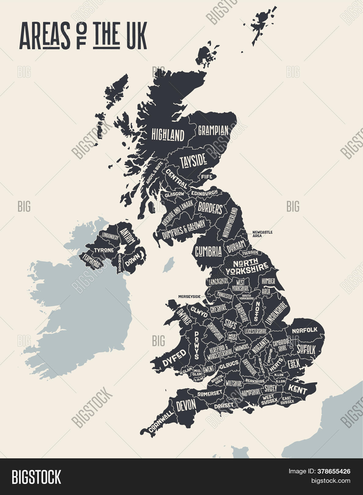 Map United Kingdom. Image & Photo (Free Trial) | Bigstock