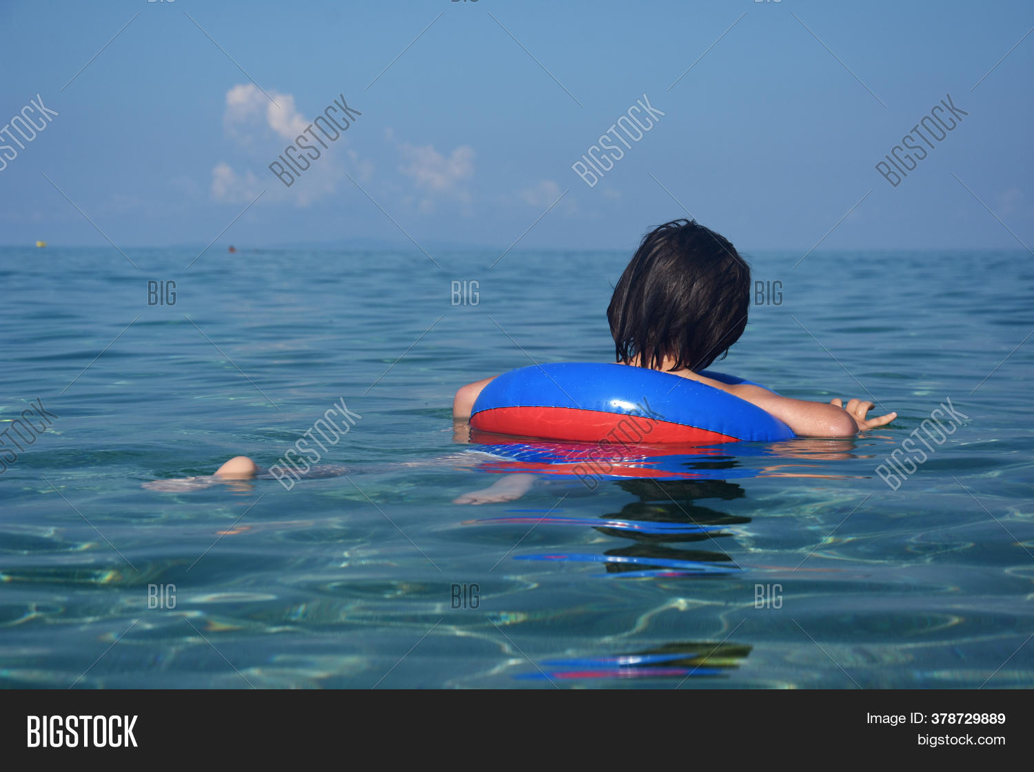 Little Boy Inflatable Image & Photo (Free Trial) | Bigstock