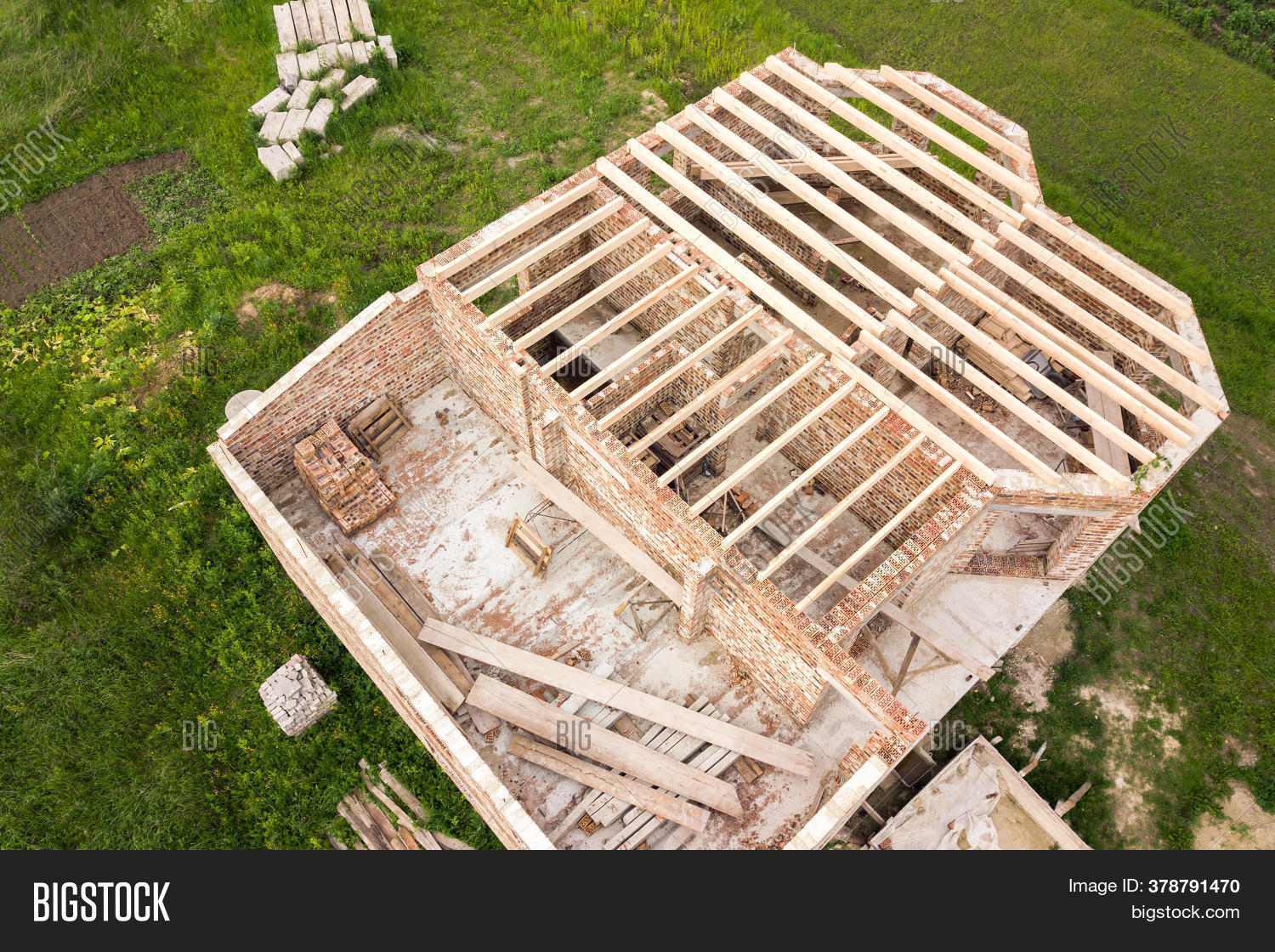 Aerial View Brick Image & Photo (Free Trial) | Bigstock