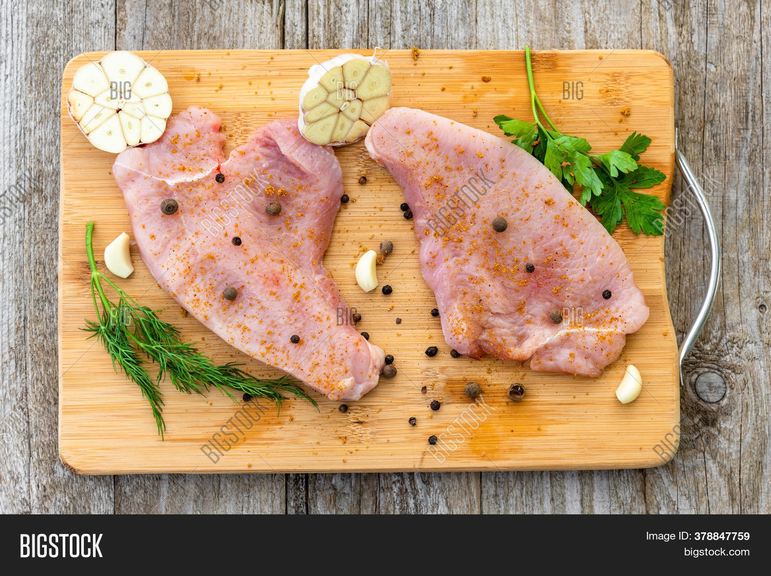 Raw Turkey Steak On Image & Photo (Free Trial) | Bigstock