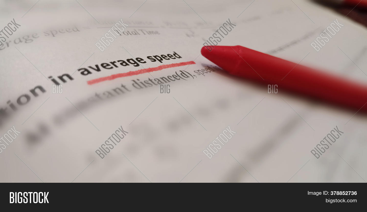 Average Speed Image & Photo (Free Trial) | Bigstock