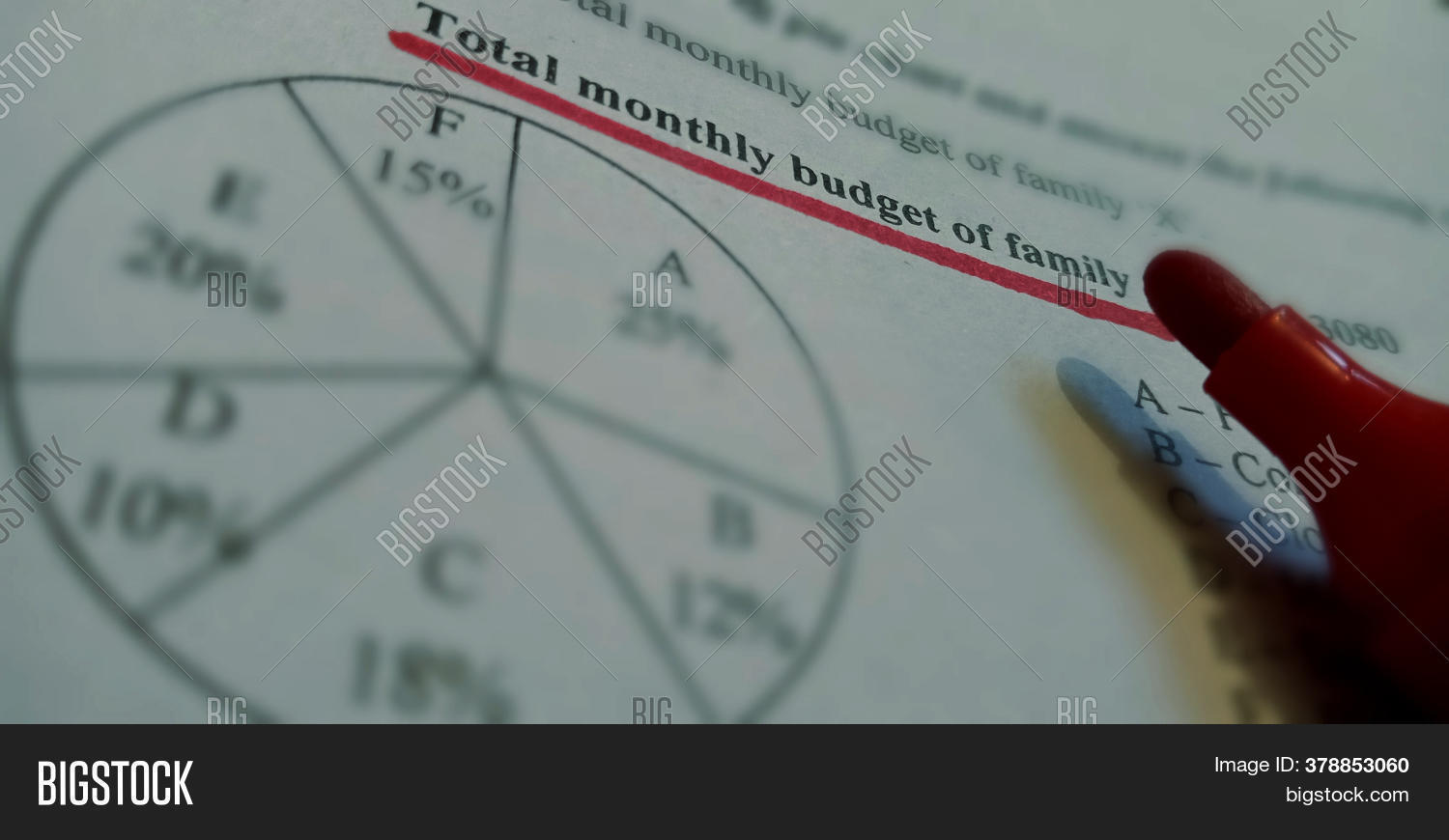 Total Monthly Budget Image & Photo (Free Trial) | Bigstock