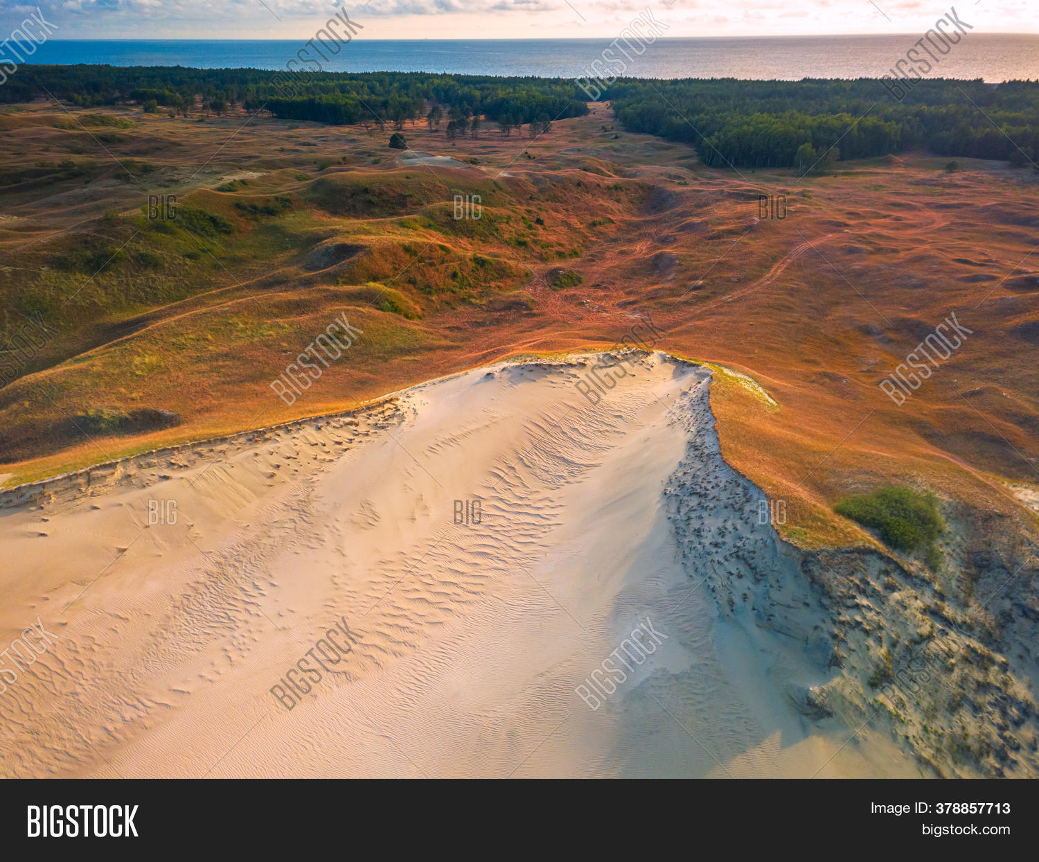 Beautiful Grey Dunes, Image & Photo (Free Trial) | Bigstock