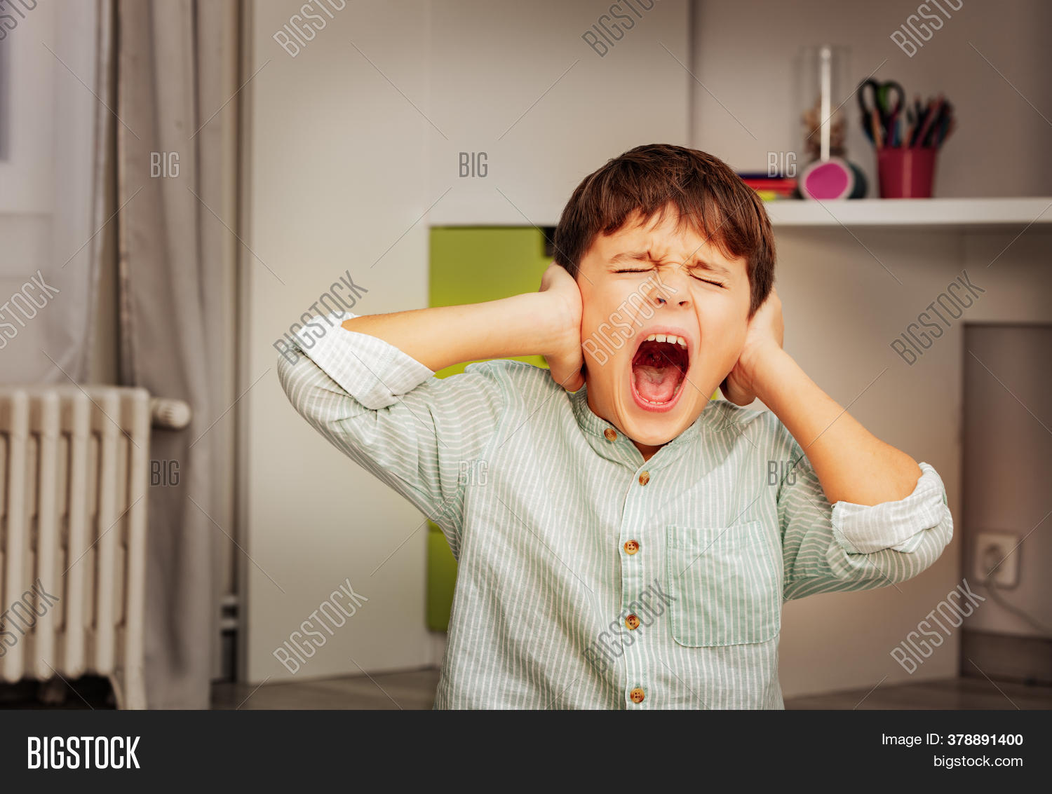 Little Autistic Boy Image & Photo (Free Trial) | Bigstock