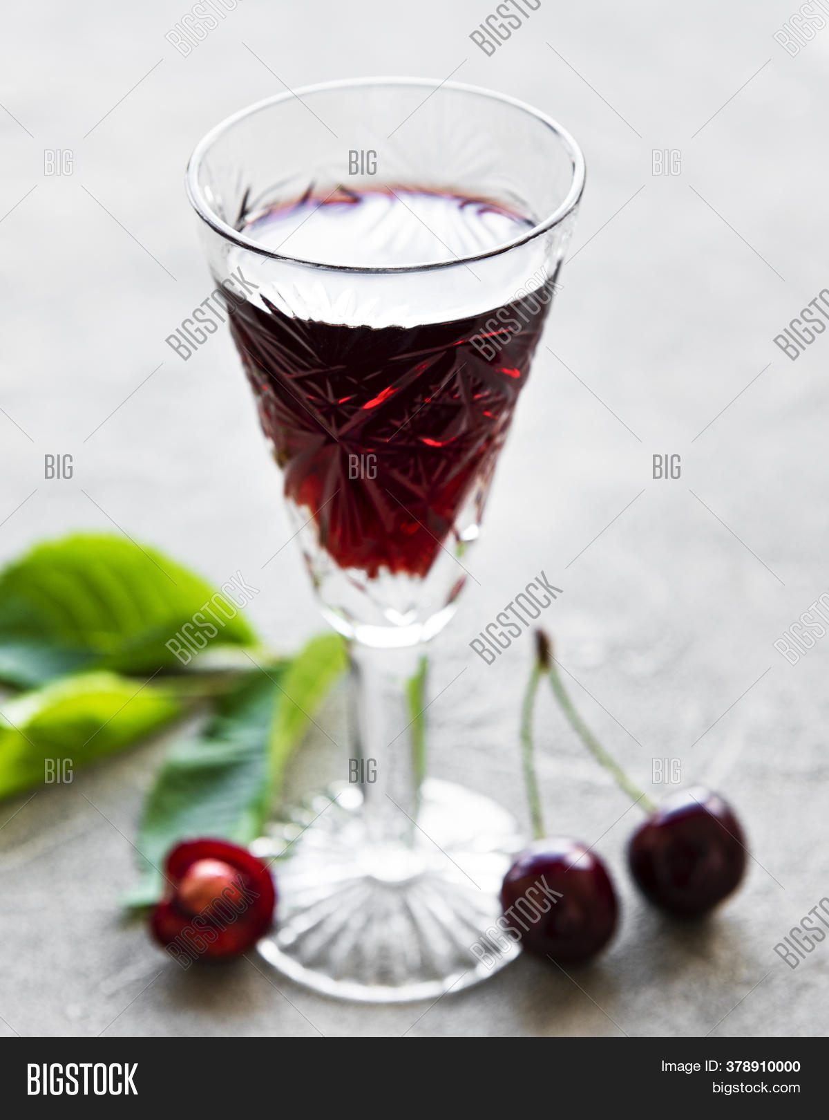 Cherry Liqueur Glass Image & Photo (Free Trial) | Bigstock