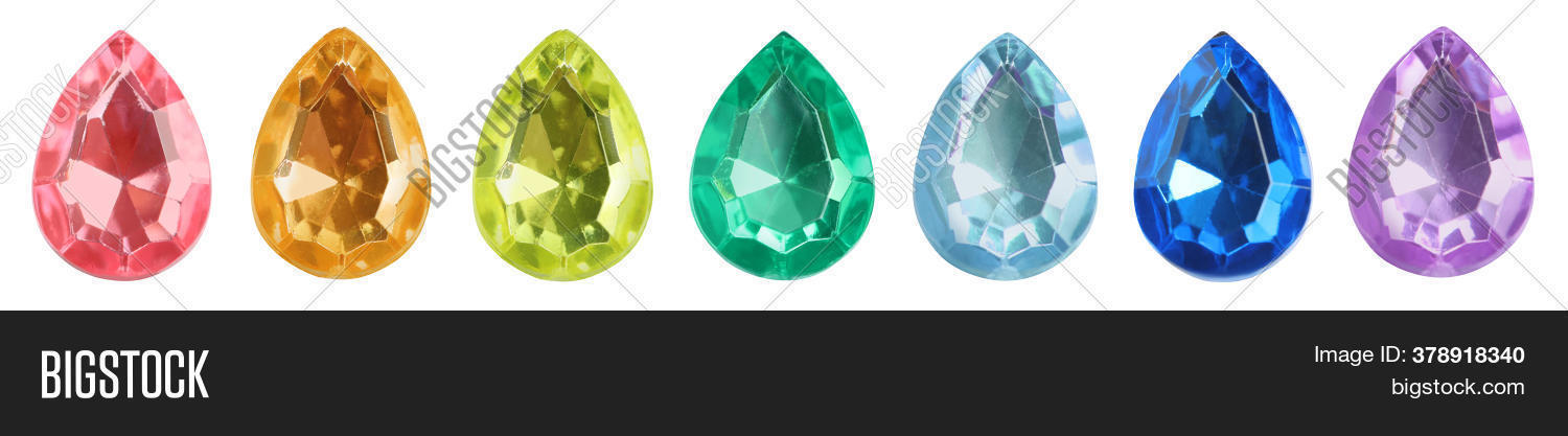 Set Bright Gemstones Image & Photo (Free Trial) | Bigstock