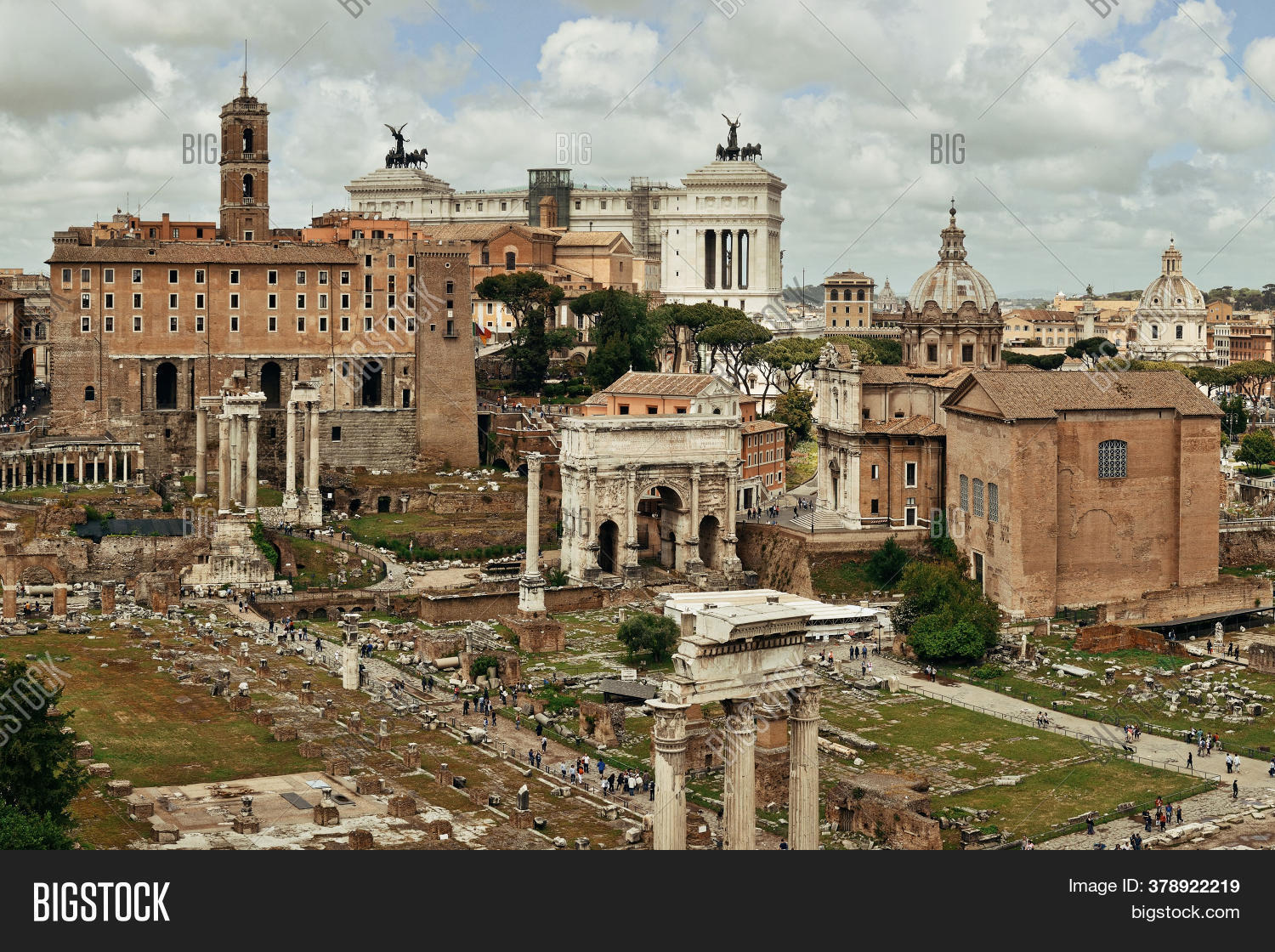 Rome Forum Ruins Image & Photo (Free Trial) | Bigstock