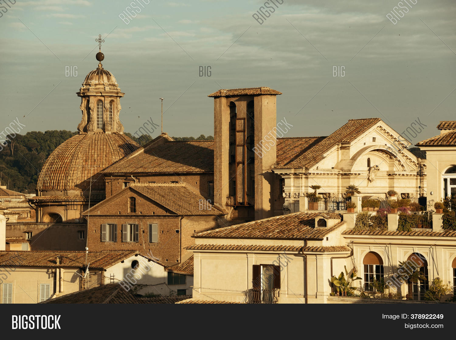 Rooftop View Rome Image & Photo (Free Trial) | Bigstock