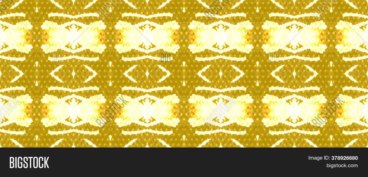 Aztec Print. Yellow Image & Photo (Free Trial) | Bigstock