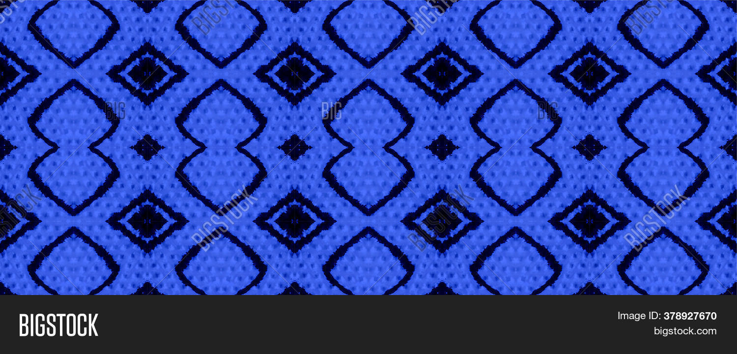 Aztec Print. Blue Image & Photo (Free Trial) | Bigstock