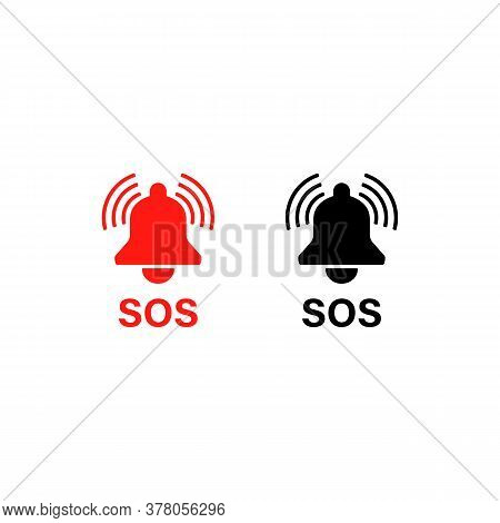 Sos Warning Bell. Sos Vector & Photo (Free Trial) | Bigstock