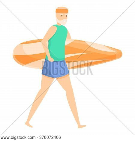 Surfer Old Man Icon. Vector & Photo (Free Trial) | Bigstock