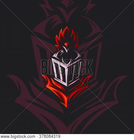 Red Knight Armor Sign Vector & Photo (Free Trial) | Bigstock