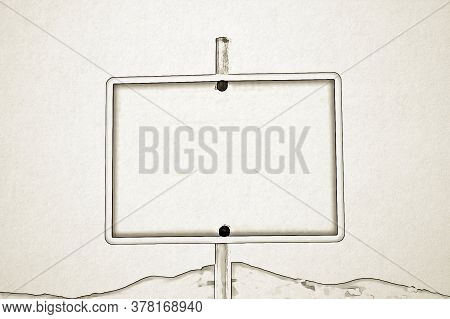 Sign Cartoon Black Image & Photo (Free Trial) | Bigstock