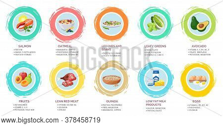 Healthy Menu Poster Vector & Photo (Free Trial) | Bigstock