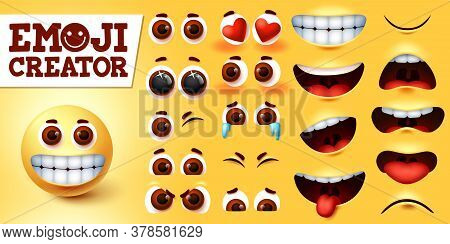 Emoji Smileys Creator Vector & Photo (Free Trial) | Bigstock