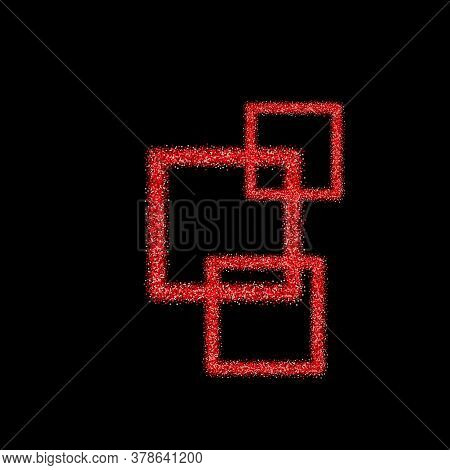 Red Glitter Frame. Vector & Photo (Free Trial) | Bigstock