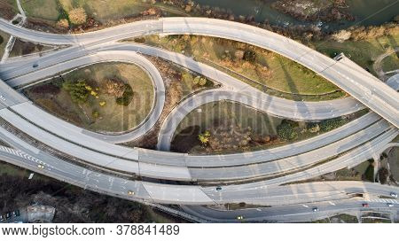 Top Down View Highway Image & Photo (Free Trial) | Bigstock