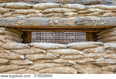 Sandbag Wall Shooting Image & Photo (Free Trial) | Bigstock