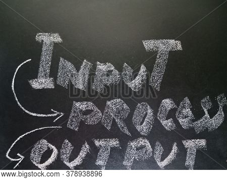 Input Process Output Image & Photo (Free Trial) | Bigstock
