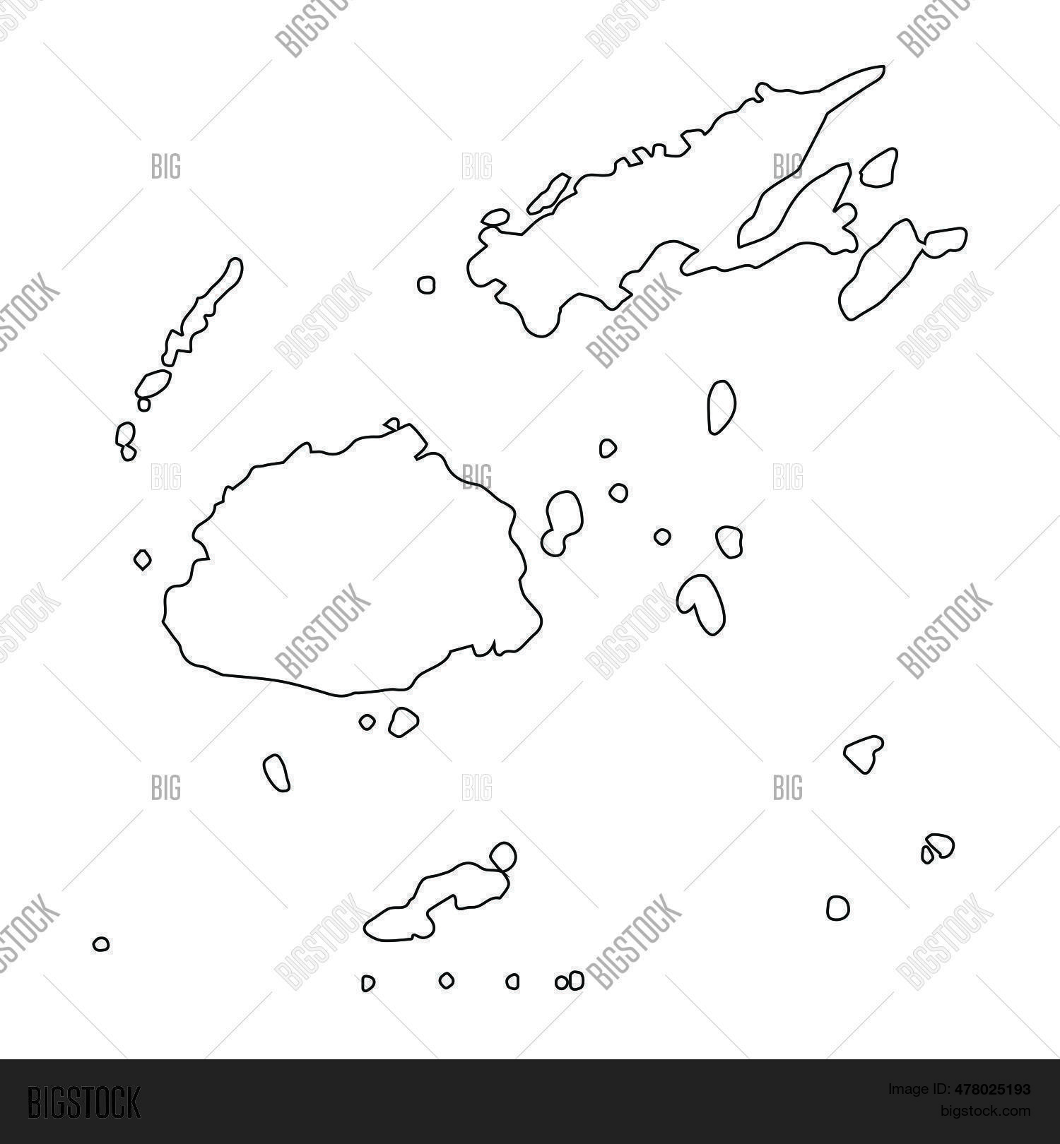 Highly Detailed Fiji Vector & Photo (Free Trial) | Bigstock