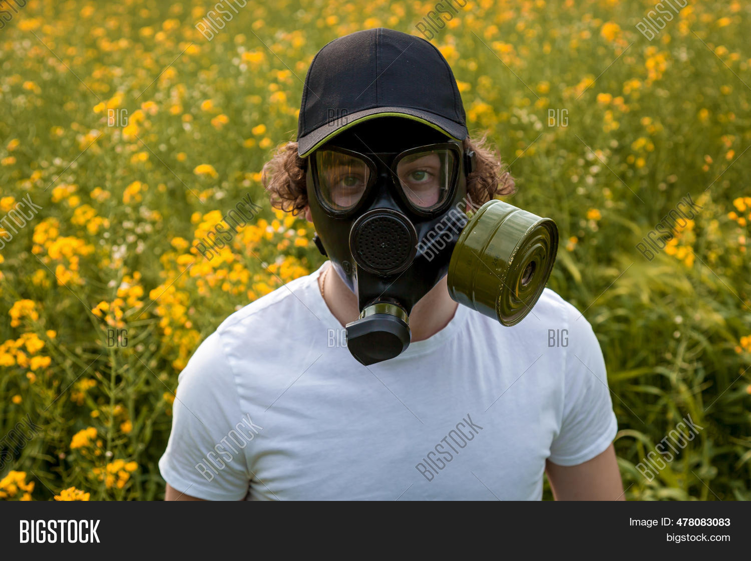 Young Guy Gas Mask Image & Photo (Free Trial) | Bigstock