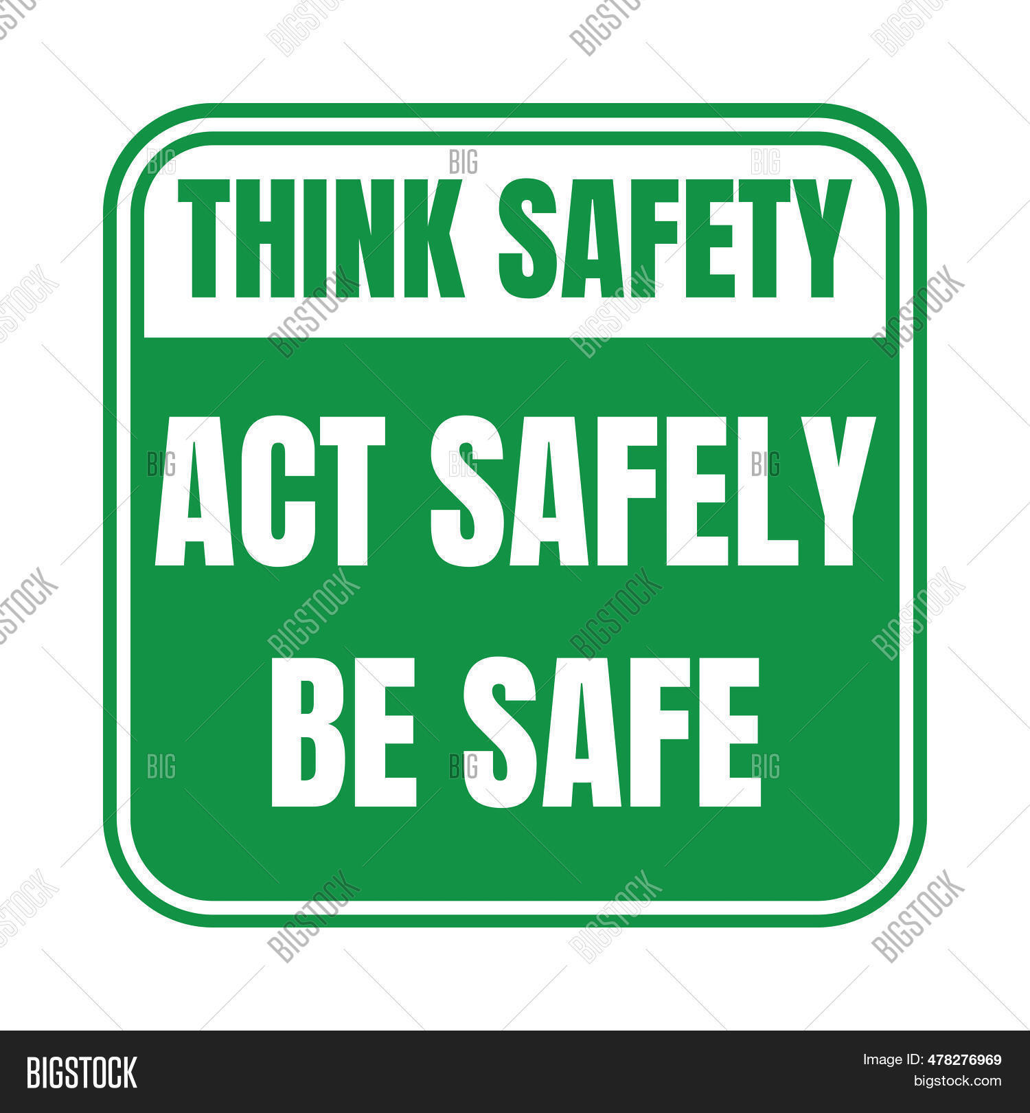 Think Safety Act Image & Photo (Free Trial) | Bigstock