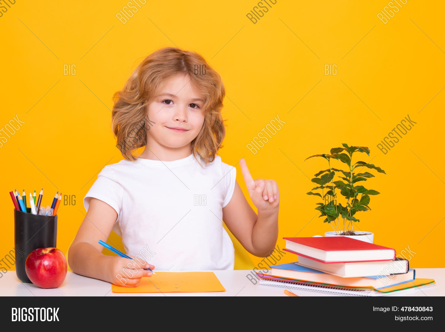 School Kid Holding Image & Photo (Free Trial) | Bigstock