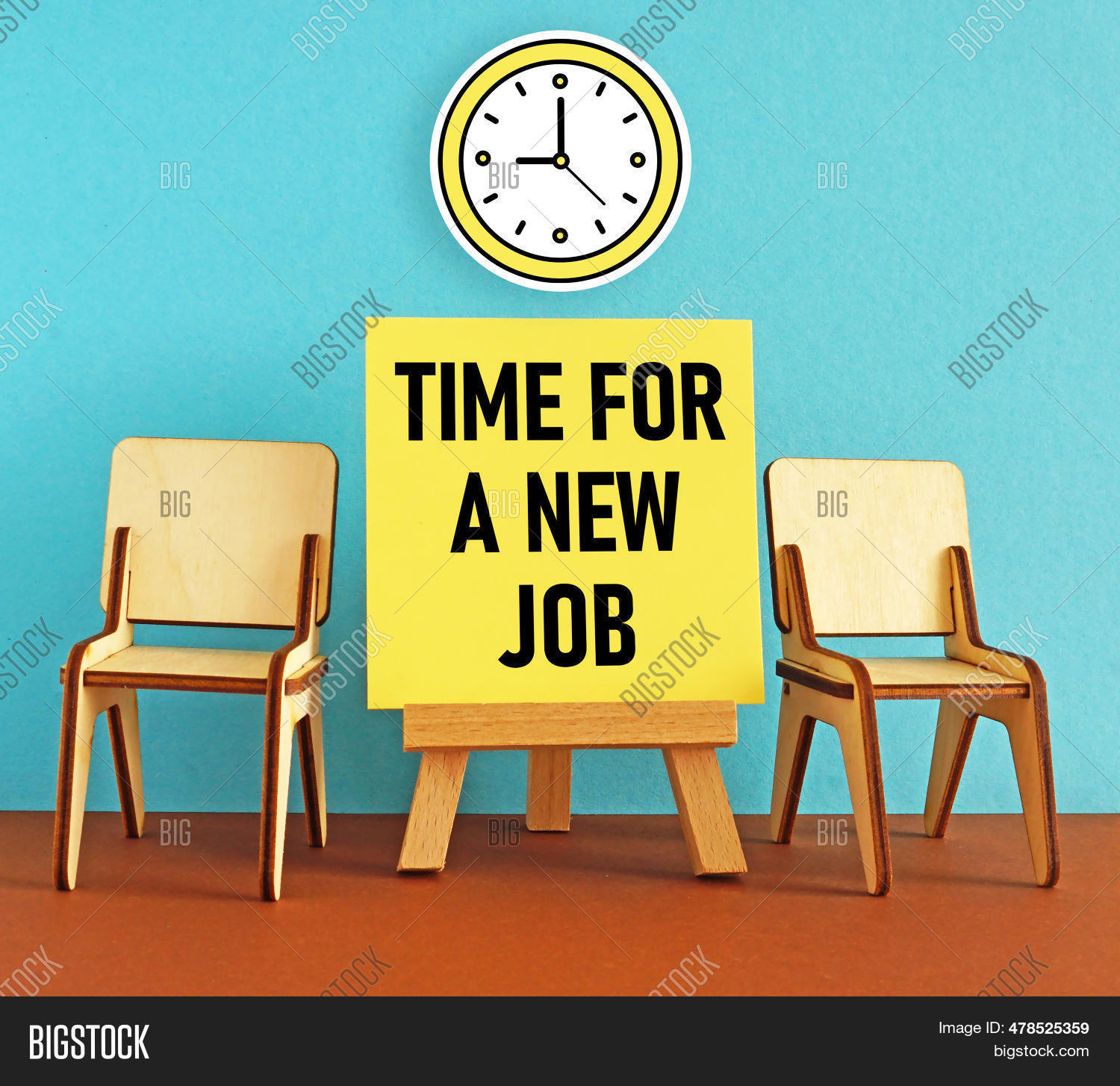 Time New Job Shown Image & Photo (Free Trial) | Bigstock