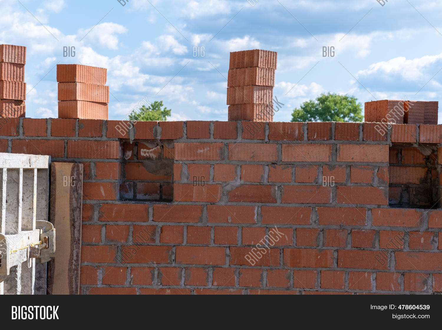 Unfinished Brick Wall Image & Photo (Free Trial) | Bigstock
