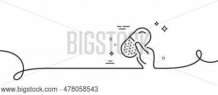 Capsule Pill Line Vector & Photo (Free Trial) | Bigstock