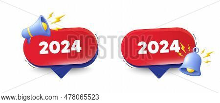 2024 Year Icon. Vector & Photo (Free Trial) | Bigstock